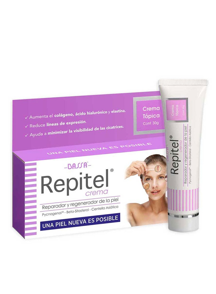 Repitel Crema Cicatrizante y Regeneradora de 30 gr | Dermashop