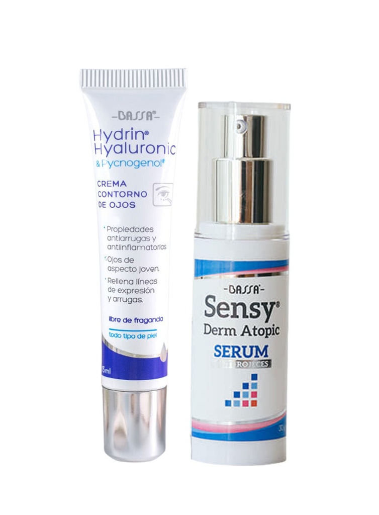 Pack Sensyderm Serum Antirojeses + Gratis Hydrin Contorno Ojos | Dermashop